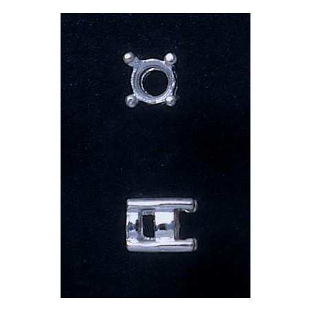 980 Prong Head (3?) for round cut / 5pcs